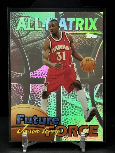 Jason Terry 1999-00 Topps #AM22 All-Matrix Future Force Atlanta Hawks ...