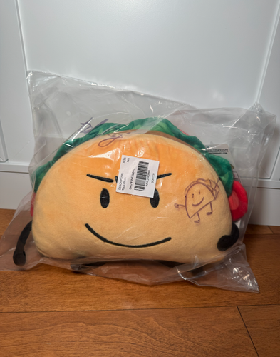 🔥 RARE Taco Plush Toy — Packaging Signed by Adam Katz | Inanimate ...