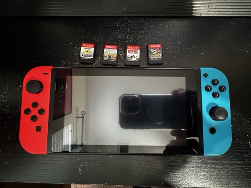 Nintendo Switch V1 Hac-001 UNPATCHED Low Serial Number Great Condition ...
