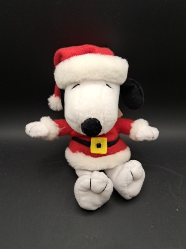 Snoopy Christmas Santa Plush Toy – 8” Peanuts Holiday Doll NWT Hallmark ...