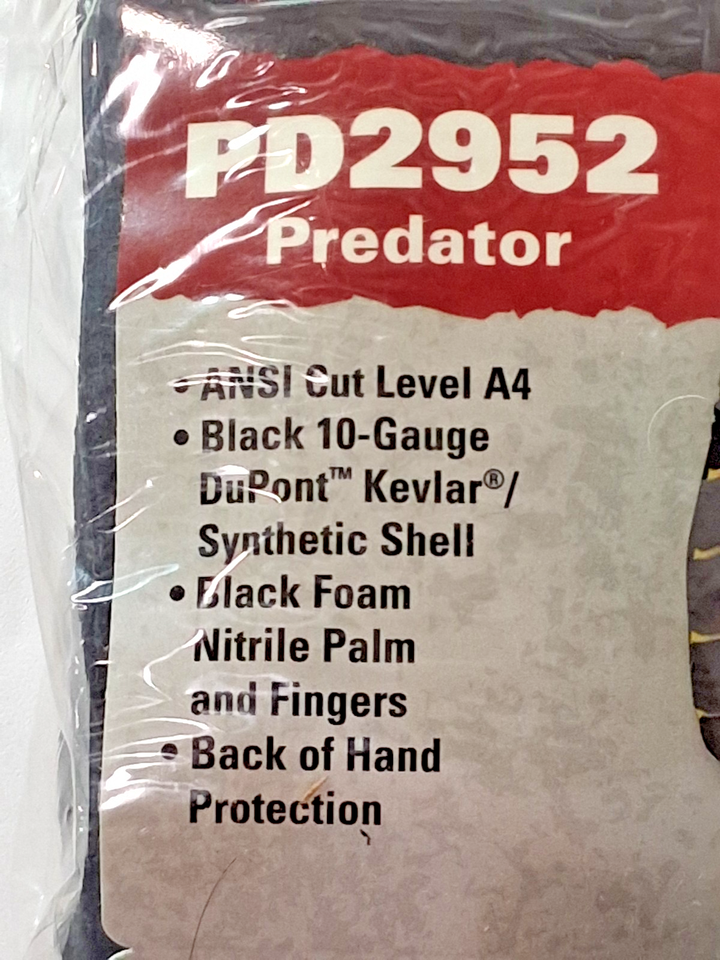 MCR Safety Predator Gloves Size XL ANSI Cut A4 ANSI Puncture 4 PD2952XL ...