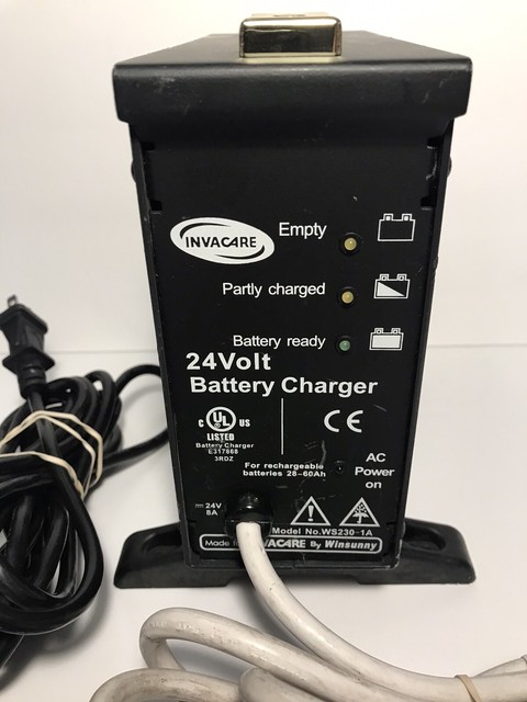 Invacare 24v 24 Volt Wheelchair Battery Charger Ws230-1a for sale ...