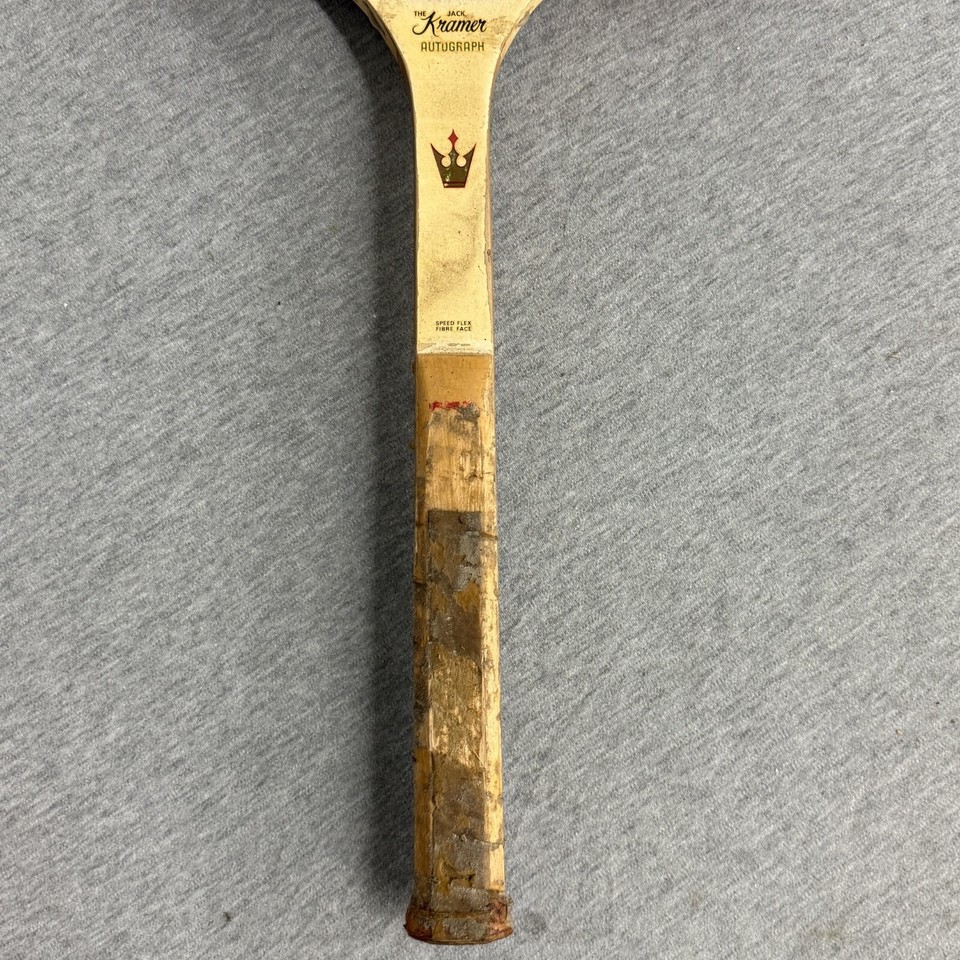 Vintage Wilson Autograph The Jack Kramer Wood Tennis Raquet USA | eBay
