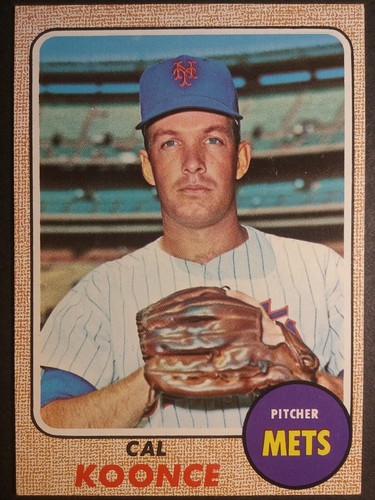 1968 TOPPS BASEBALL #486 CAL KOONCE METS HIGH NUMBER EXCELLENT++ | eBay