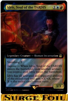 1x - Idris, Soulu of the TARDIS - SURGE FOIL EXTENDED ART - Doctor Who ...