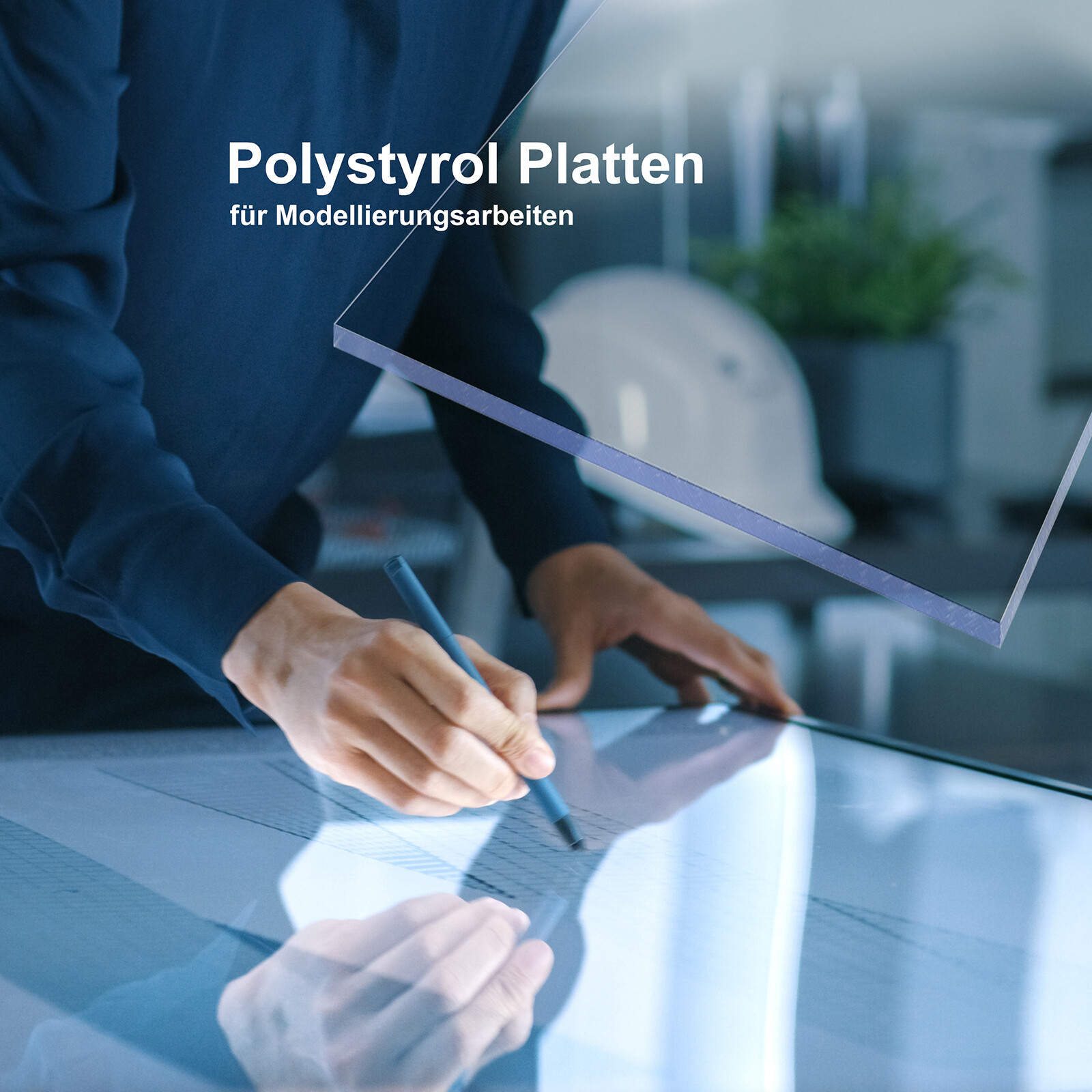 Polystyrol Platten - transparent - Bastelplatte für Modellbau ...