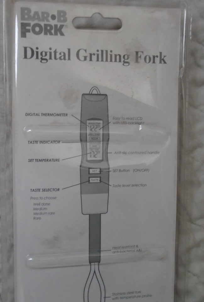 Maverick Digital Grilling Fork Bar B Fork ET-54 NEW | eBay
