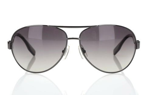 HUGO BOSS 161822 Men 0421/P/S V81WJ Ruthenium Polarized Pilot ...