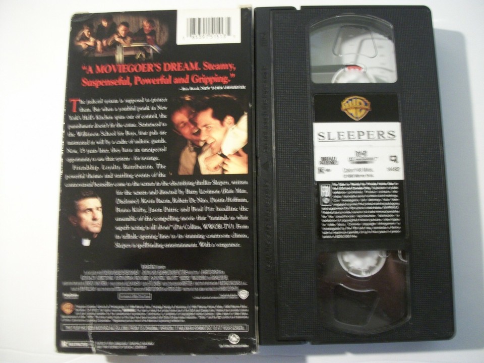 Sleepers (VHS, 1997) Dustin Hoffman, Kevin Bacon, Jason Patric, Brad ...