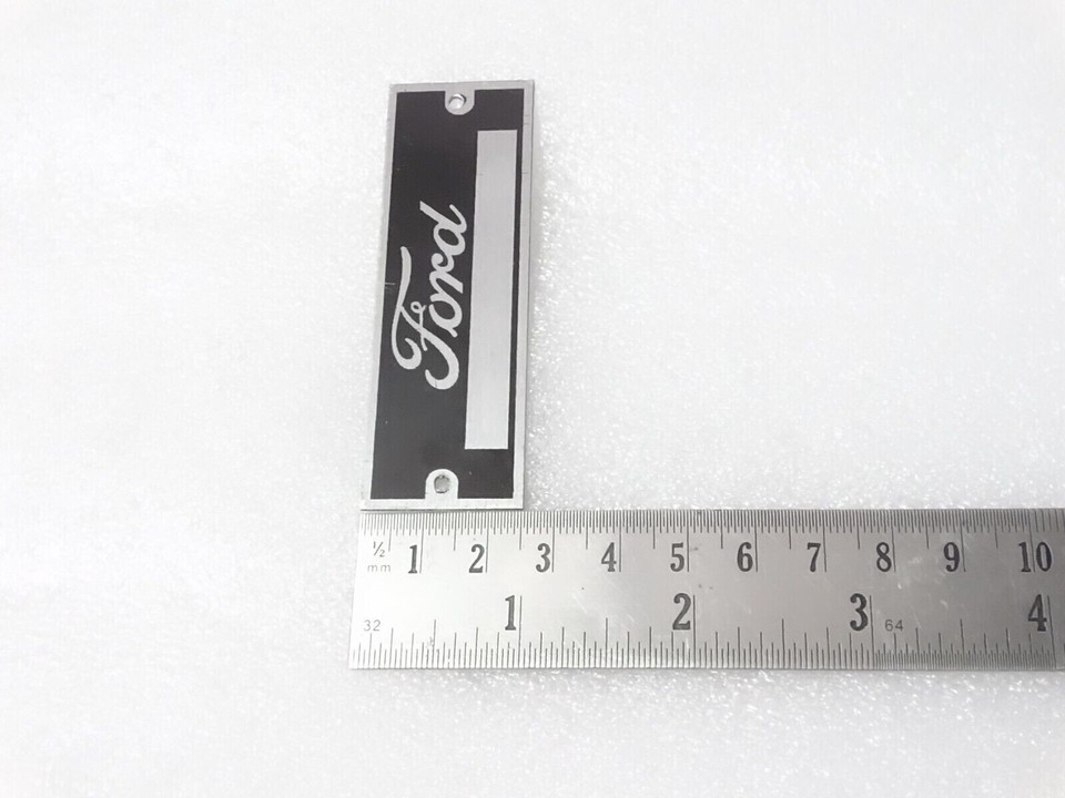 Ford Data Plate Serial Number ID Tag Hot Street Rod Rat For Ford Motor ...