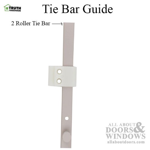 Amesbury Truth Tie Bar Guide For Casement Windows White Plastic Tie Bar | eBay