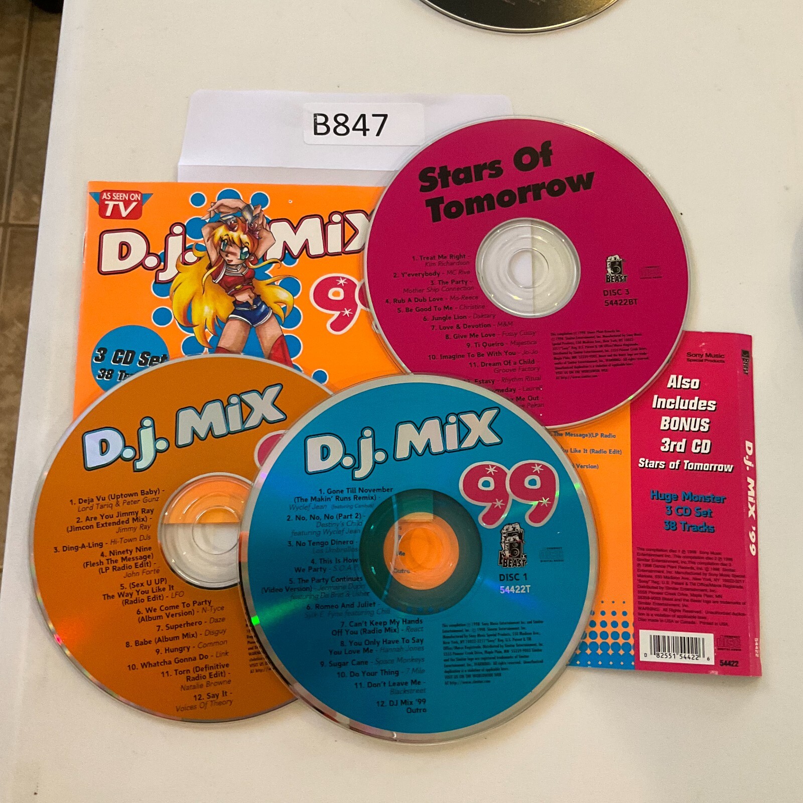 DJ Mix '99 by Various Artists CD, Oct-1998, No Case No Tracking #B847 ...