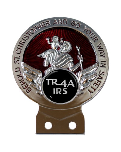 Triumph TR4A IRS Logo St Chris Car Badge + Fixings Choice of 3 Colours ...