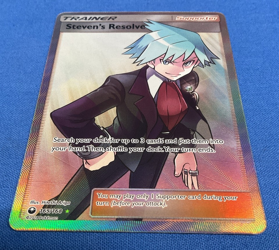 Pokémon TCG Steven's Resolve Celestial Storm 165/168 Full Art Ultra ...