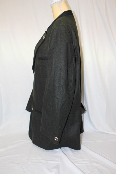 JULIUS LANG Heather Gray Wool Blend Traditional German Trachten Jacket ...