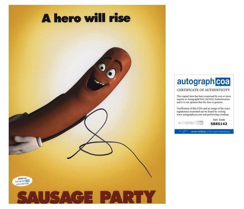 Seth Rogen "Sausage Party" AUTOGRAPH Signed 'Frank' 8x10 Photo ACOA | eBay