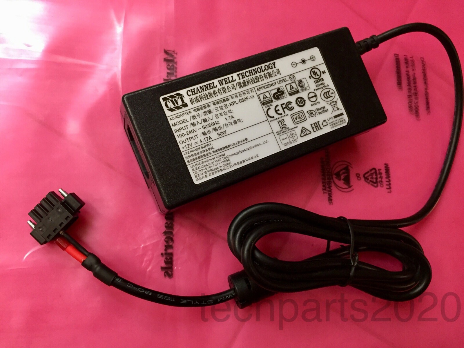 12V 4-pin Locking 50W Power Supply for National Instruments cDAQ, cRIO ...