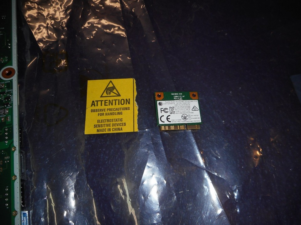 HP Pavilion AIO 23-P139 WiFi/BlueTooth Combo Card RTL8723BE 752601-001 ...