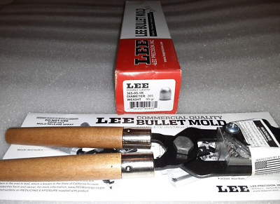 Lee 2-Cavity Bullet Mold 365-95-1R 9mm Makarov (365 Diameter) 95 Grain ...