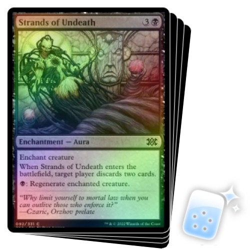 FOIL STRANDS OF UNDEATH X4 Double Masters 2022 Magic MTG MINT CARD | eBay