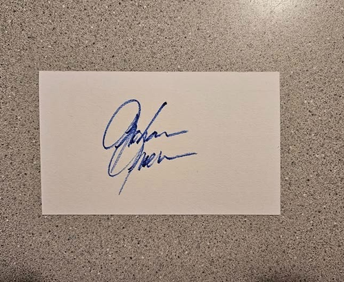 GRAHAM GREENE SIGNED 3x5 INDEX CARD AUTOGRAPH - DANCES WITH WOLVES | eBay