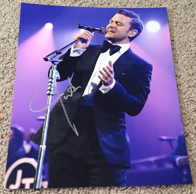 JUSTIN TIMBERLAKE SIGNED AUTOGRAPH 11x14 PHOTO w/VIDEO PROOF & BECKETT ...