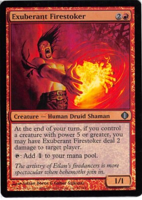 Exuberant Firestoker *FOIL Uncommon* Magic MtG x1 Shards of Alara SP | eBay