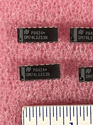 DM74LS253N IC LOGIC MUX DUAL 4 INPUT 16 PIN DIP NATIONAL (LOT OF 10) | eBay