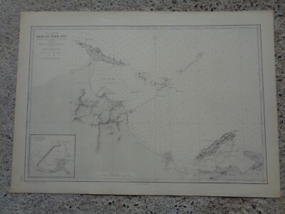 CARTE MARINE / Baie de Tche-Fou Chine - Côte nord 1957 | eBay