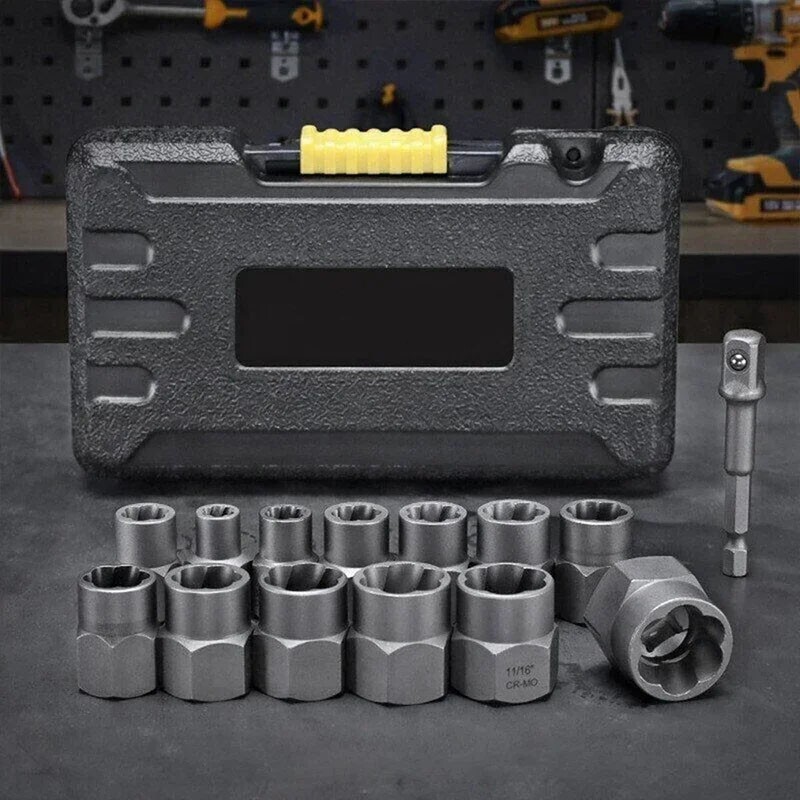 Bolt Extractor Tool Set Bolt Removal Tool Bolt Nut Remover Extractor ...