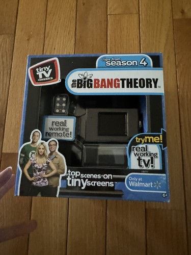 Big Bang Theory Tiny TV Classics Real Working TV And Remote Arcade Toys ...