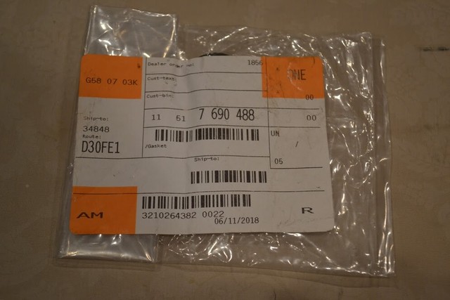 Genuine OEM BMW Water Pump Gasket 11517690488 for sale online | eBay