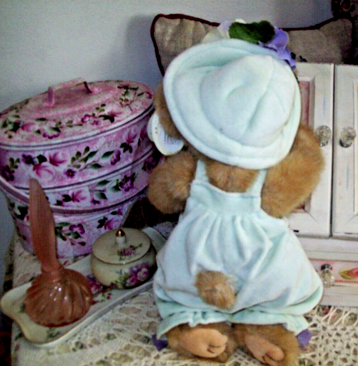 *PIPPA PANSY* Bearington 14" Bear New 2012 #143254 w/tags RARE Goes w/Penelope | eBay