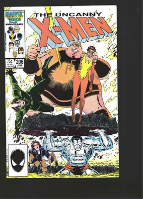 Uncanny X-Men #206 Marvel 1986 NM | eBay