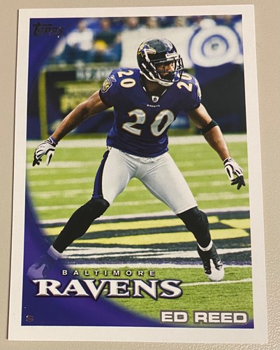 2010 Topps Ed Reed #208 Baltimore Ravens HOF | eBay