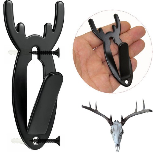 2Pcs European Mount Skull Hanger Deer Skull Large Hooks Wall Mounting ...