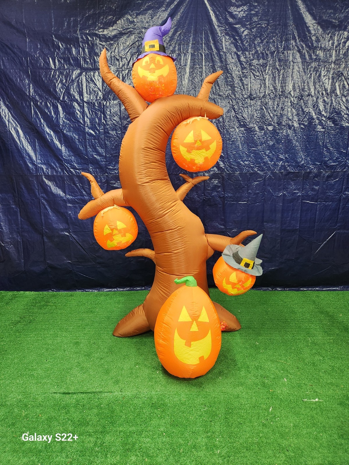 8.5ft Gemmy Airblown Inflatable Prototype Halloween Kaleidoscope Tree ...