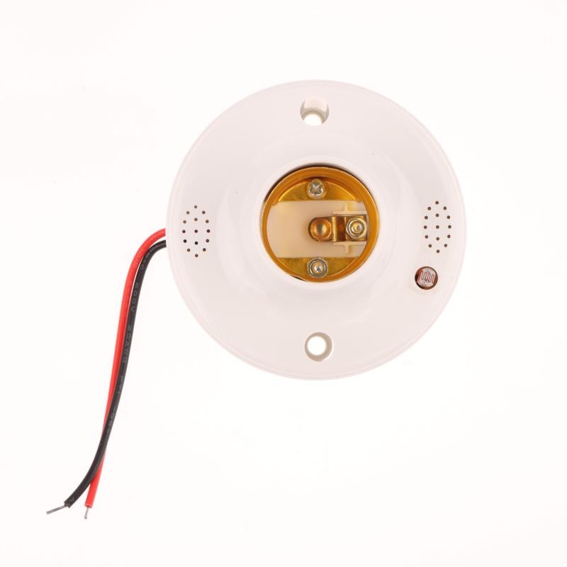 1 Piece Sound Light Control Sensor Lamp Base E27 Screw LED Bulb Holder ...