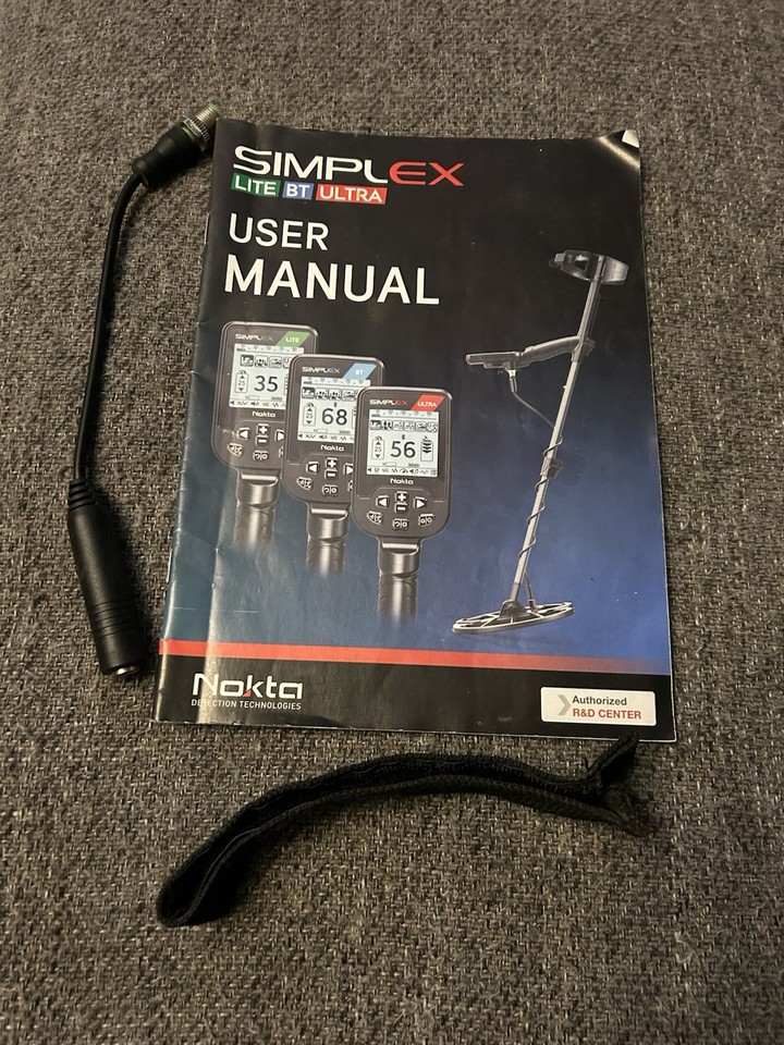 Nokta Simplex Lite Metal Detector 9.5" Waterproof DD Search Coil | eBay UK