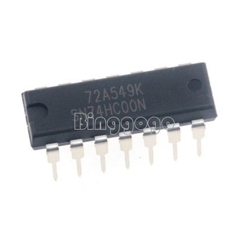 10Stks SN74HC00N 74HC00N IC QUAD 2-INPUT NAND GATE 14-DIP | eBay.de