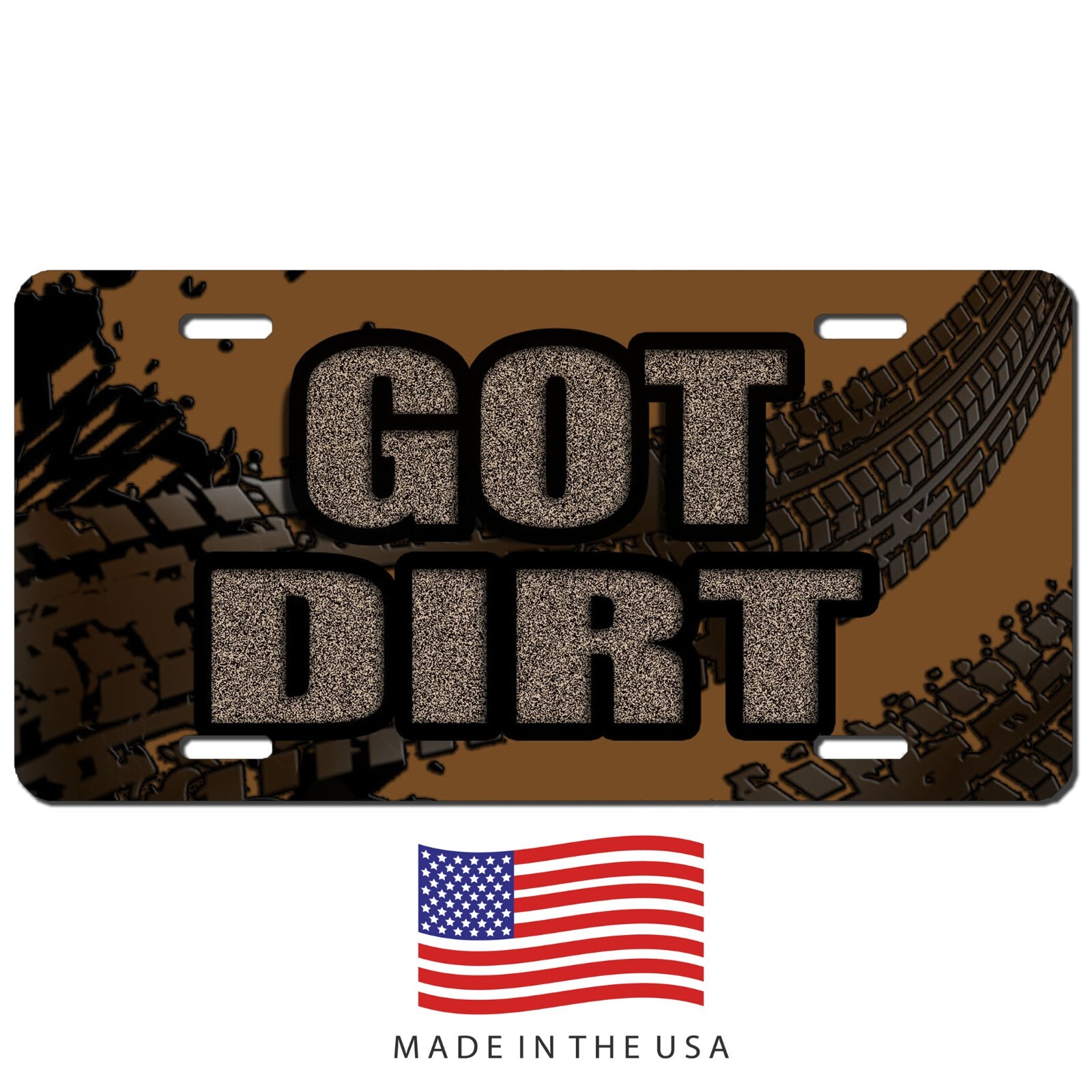 Got dirt 4x4 Off road vehicle art aluminum license plate car truck SUV ...