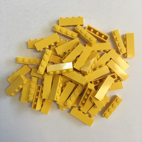 New LEGO Lot 1x4 pieces Basic Building Blocks Bricks Classic Bulk ...
