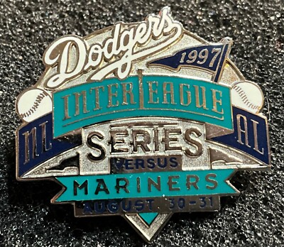 Los Angeles Dodgers vs Seattle Mariners 1997 Interleague Pin | eBay