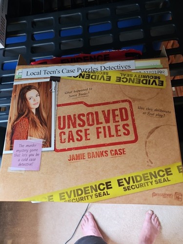 Pressman Unsolved Case Files Jamie Banks Game. Only Used Once, Complete ...