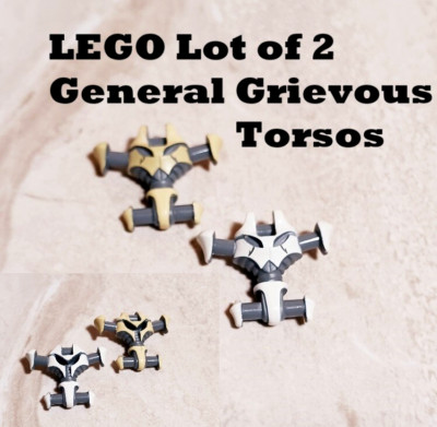 New LEGO Star Wars General Grievious Mechanical Lot of 2 Grievous Torso ...