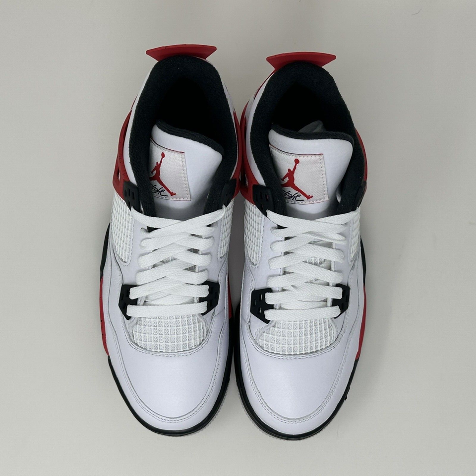 Nike Air Jordan Retro IV 4 GS Red Cement Black Grade School Size 7y ...