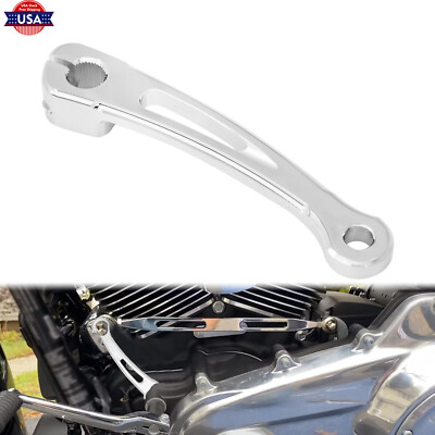 Chrome Inner Shifter Shift Arm Rod Lever Fit For Harley Softail Fatboy ...
