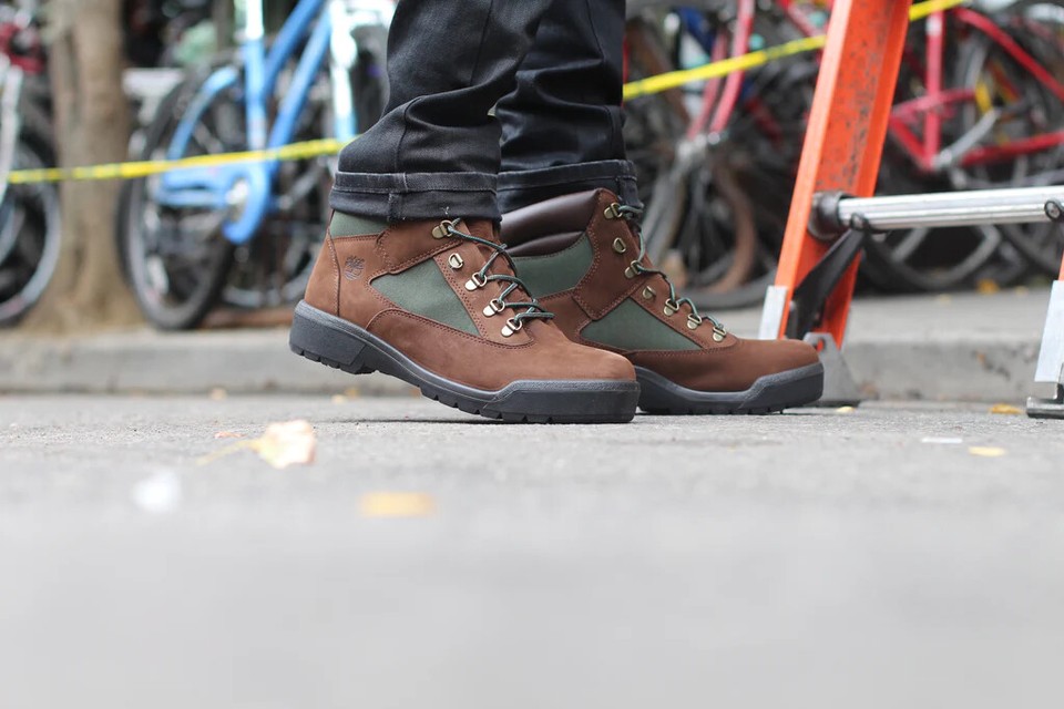 Men’s Timberland 6” Inch Waterproof FIELD BOOT BEEF BROCCOLI BROWN ...