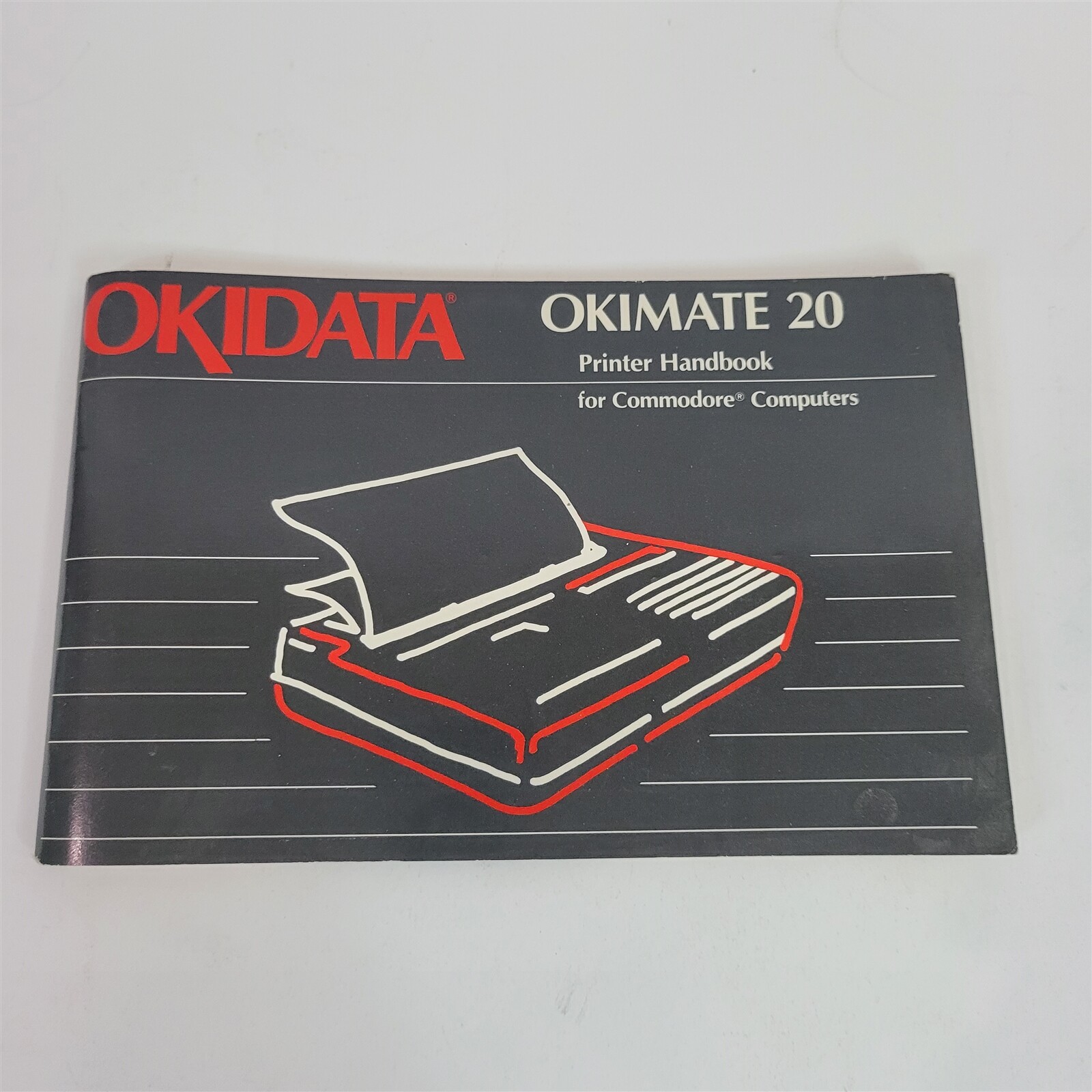 VTG 1986 Original Okidata Okimate 20 Printer Handbook for Commodore ...
