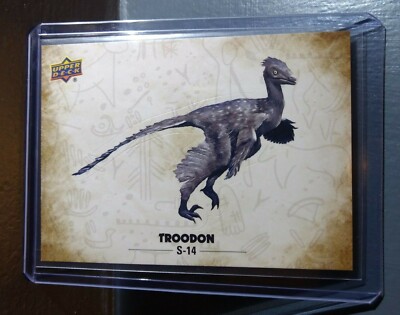 2015 Upper Deck Dinosaurs Troodon #S-14 Trading Sticker Card | eBay